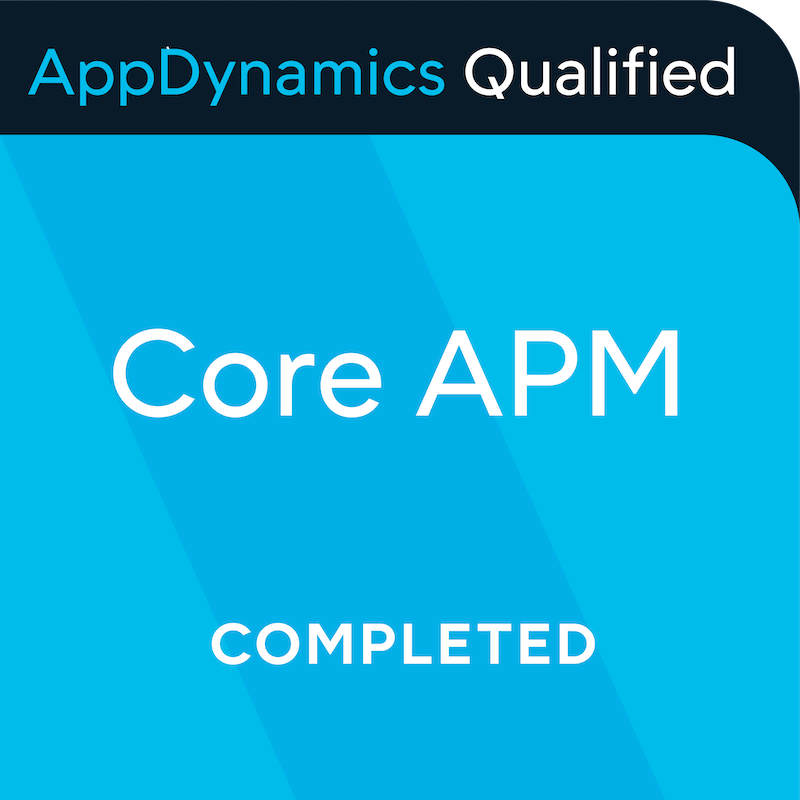AppDynamics Qualified Core APM - Credly