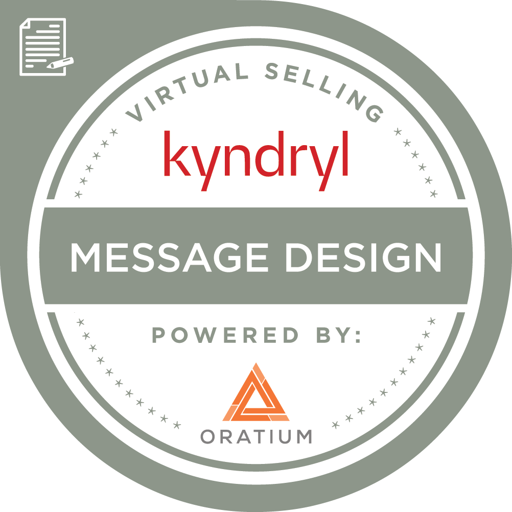 Virtual Selling Message Design - Credly