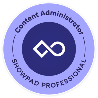 Showpad Professional: Content Adminstrator - Credly